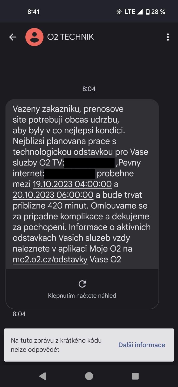 Používáte internet od O2? Dejte si pozor, může vás překvapit 7hodinový ...